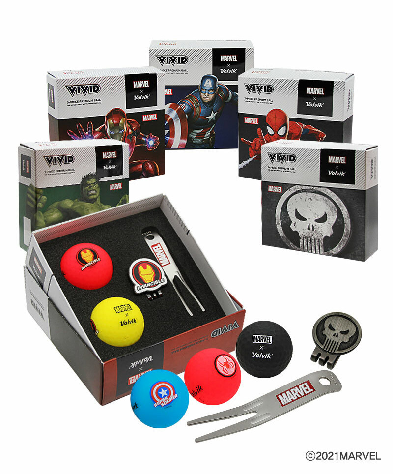 [VOLVIK] Marvel Ball set - GolfLab